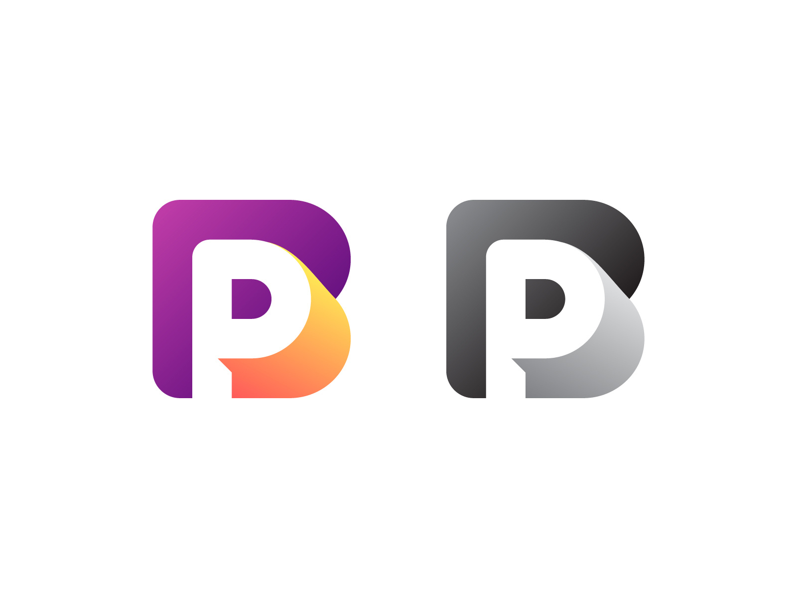 B & P logo exploration by Bhagirath Panchal on Dribbble