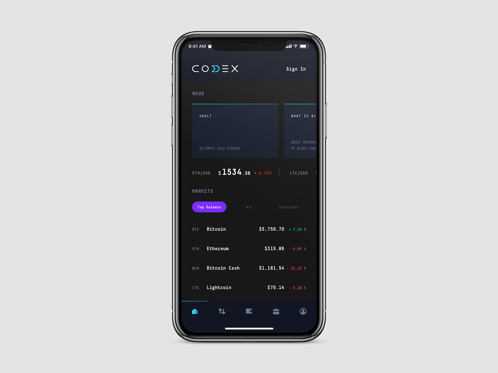 Codex One Home Screen Concept by tvrc on Dribbble