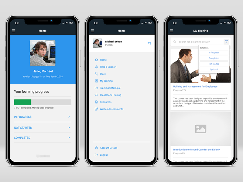 eLearning App by Julian Scott on Dribbble