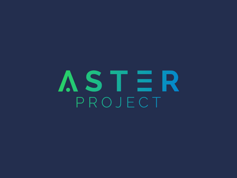 Aster Project Logo by Ayan Zhan on Dribbble