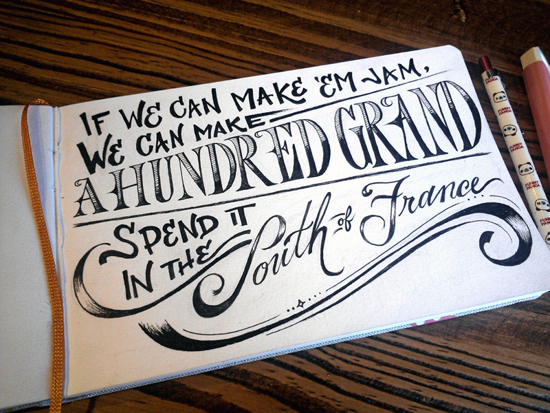 Lettering Lyrics, Lupe Fiasco by Jaclyn Le on Dribbble