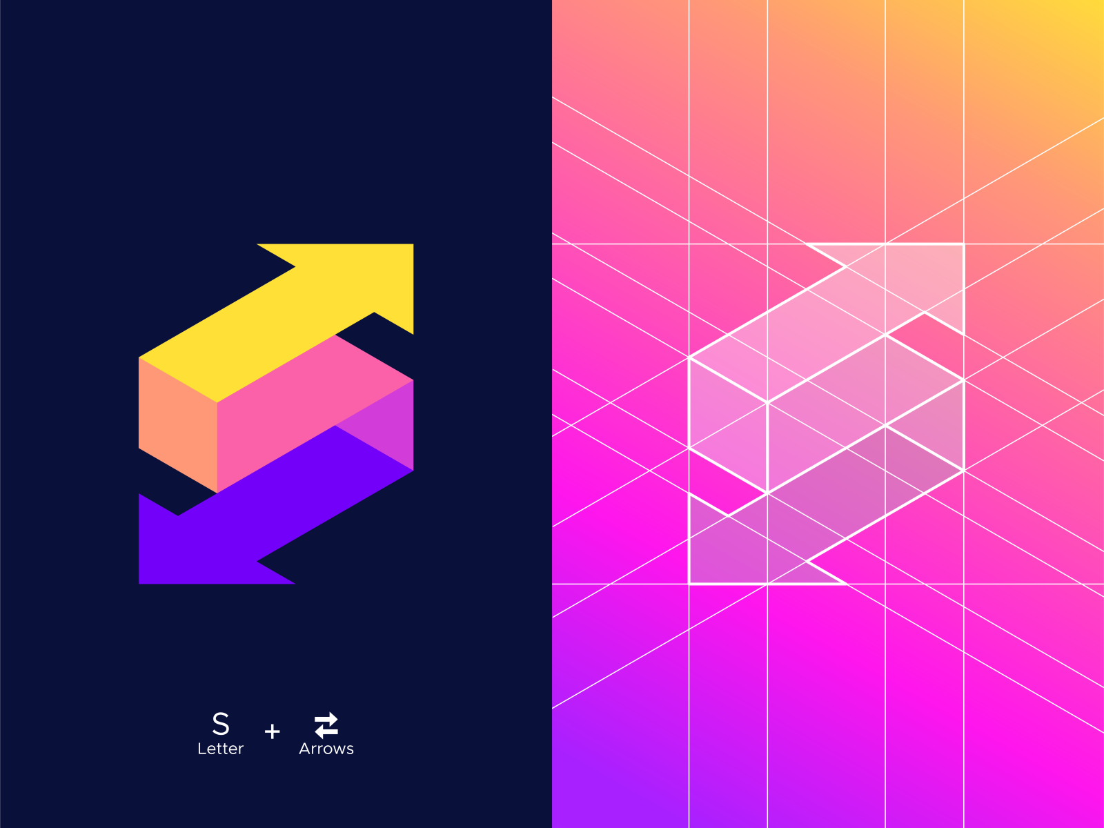 S + Arrows by Victor Murea on Dribbble