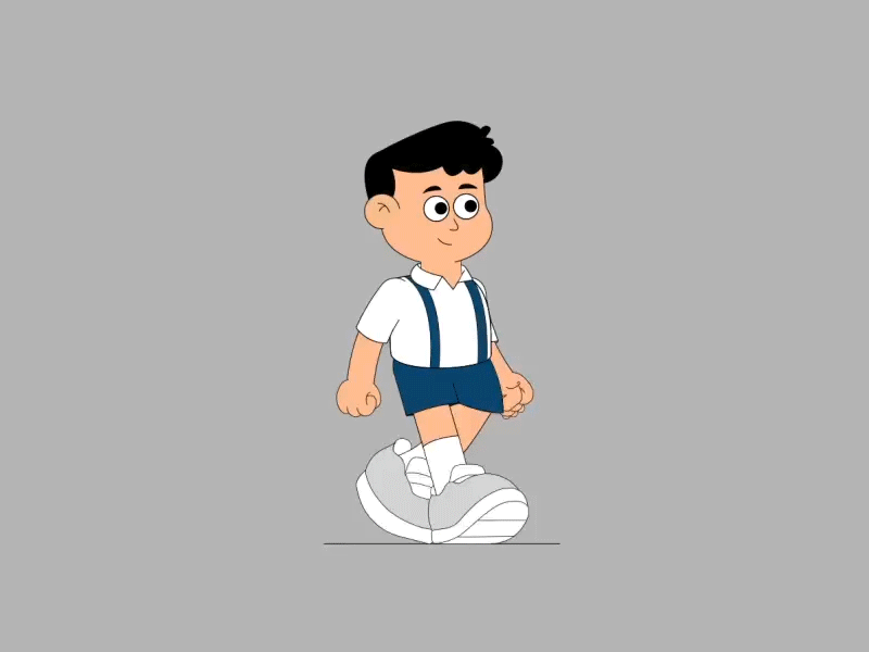 Walk cycle by Sharmila on Dribbble