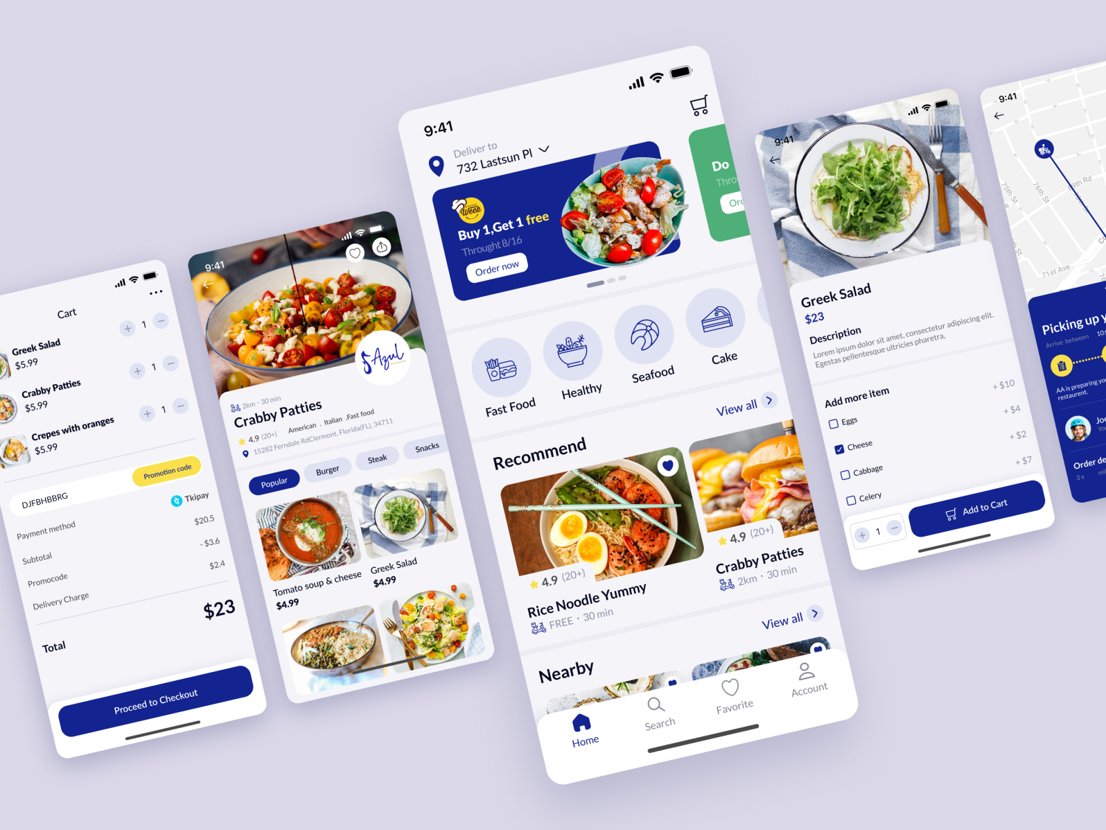 Food Delivery App Concept by Dung Bui on Dribbble