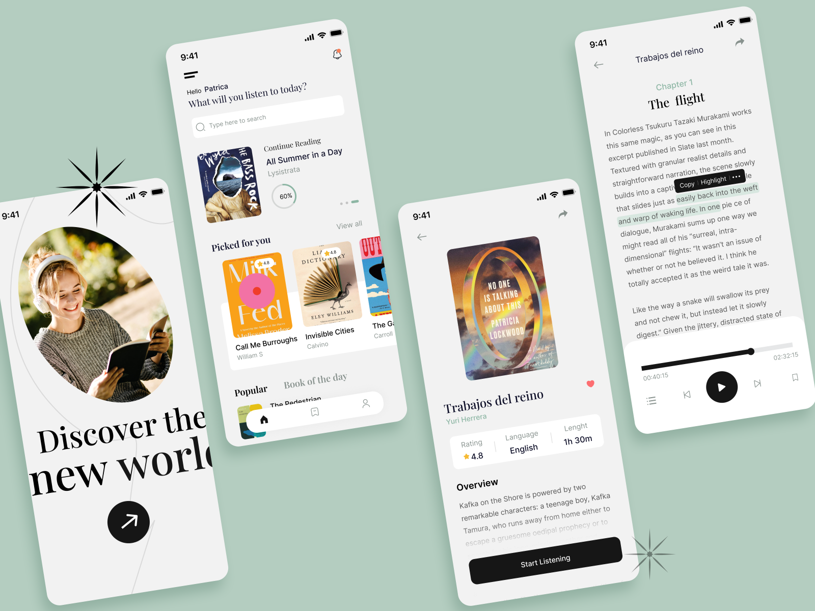 Audio Books App by Dung Bui on Dribbble