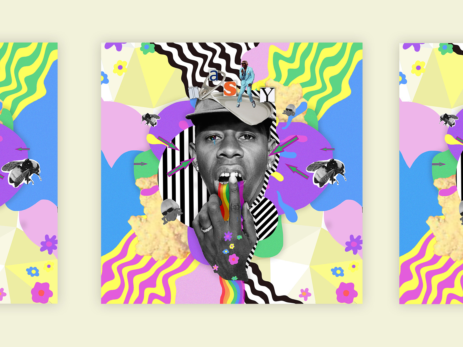 Collage 'Tyler the creator'' by Lieve on Dribbble