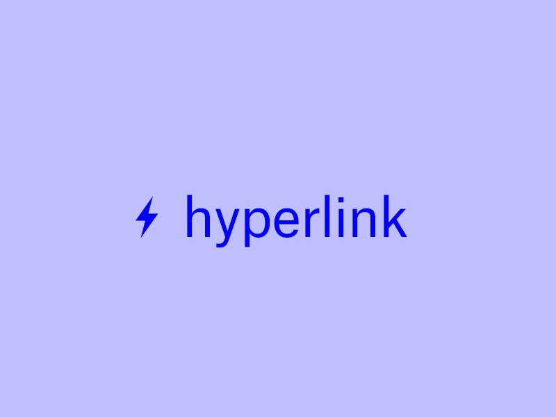 hyperlink by Matthew Gordils on Dribbble