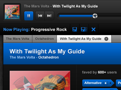 Track Info by Matias Gallipoli on Dribbble