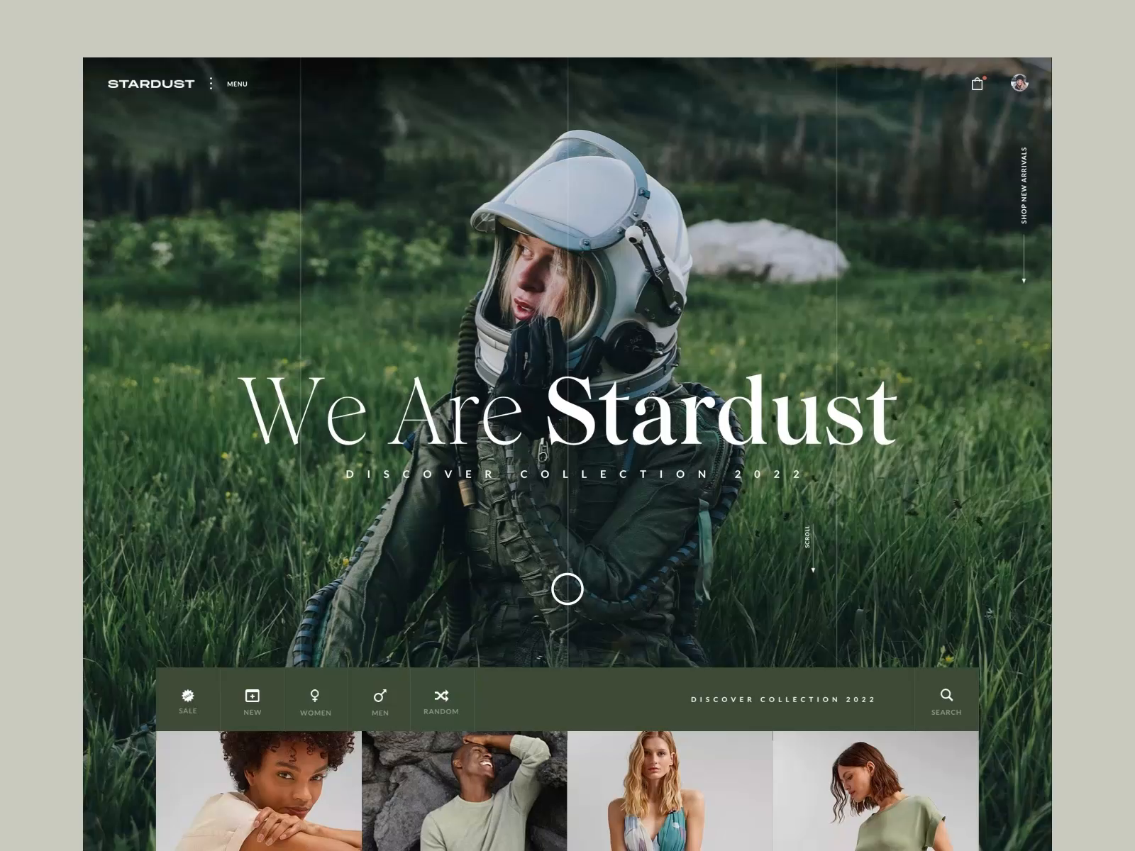 E-shop interaction exploration by Giulio Cuscito on Dribbble