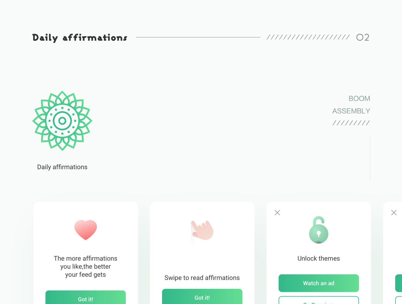 Daily affirmations by Linyemed on Dribbble