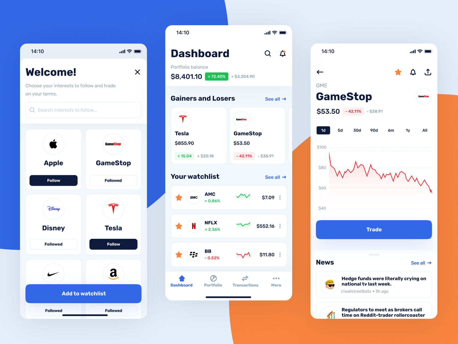 Investing concept app by Szymon J for Miquido on Dribbble Investing concept app by Szymon J for Miquido on Dribbble