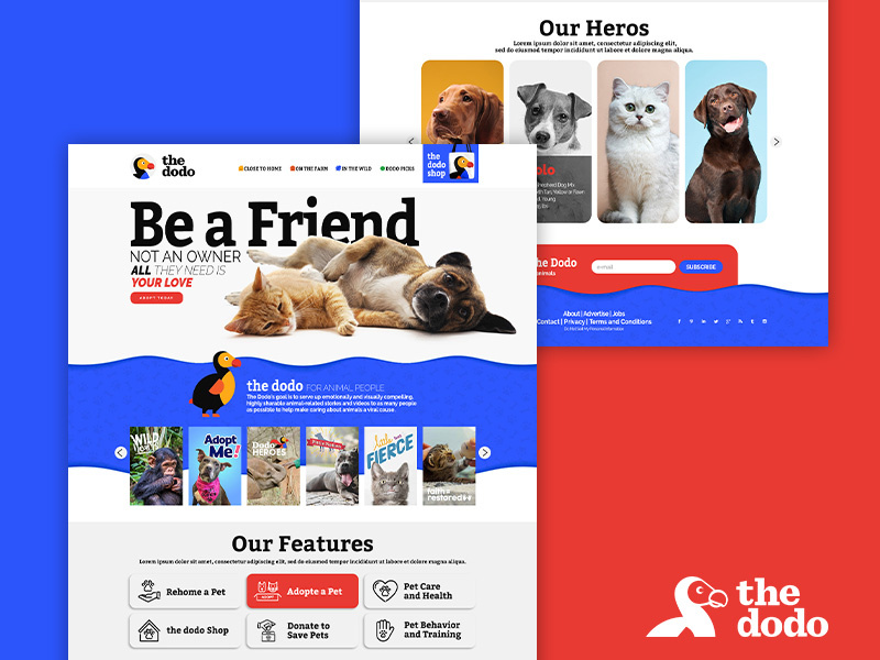 the dodo WebSite by Sameh Edward on Dribbble