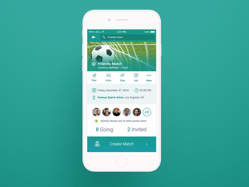 App User Interface by Rainfall on Dribbble
