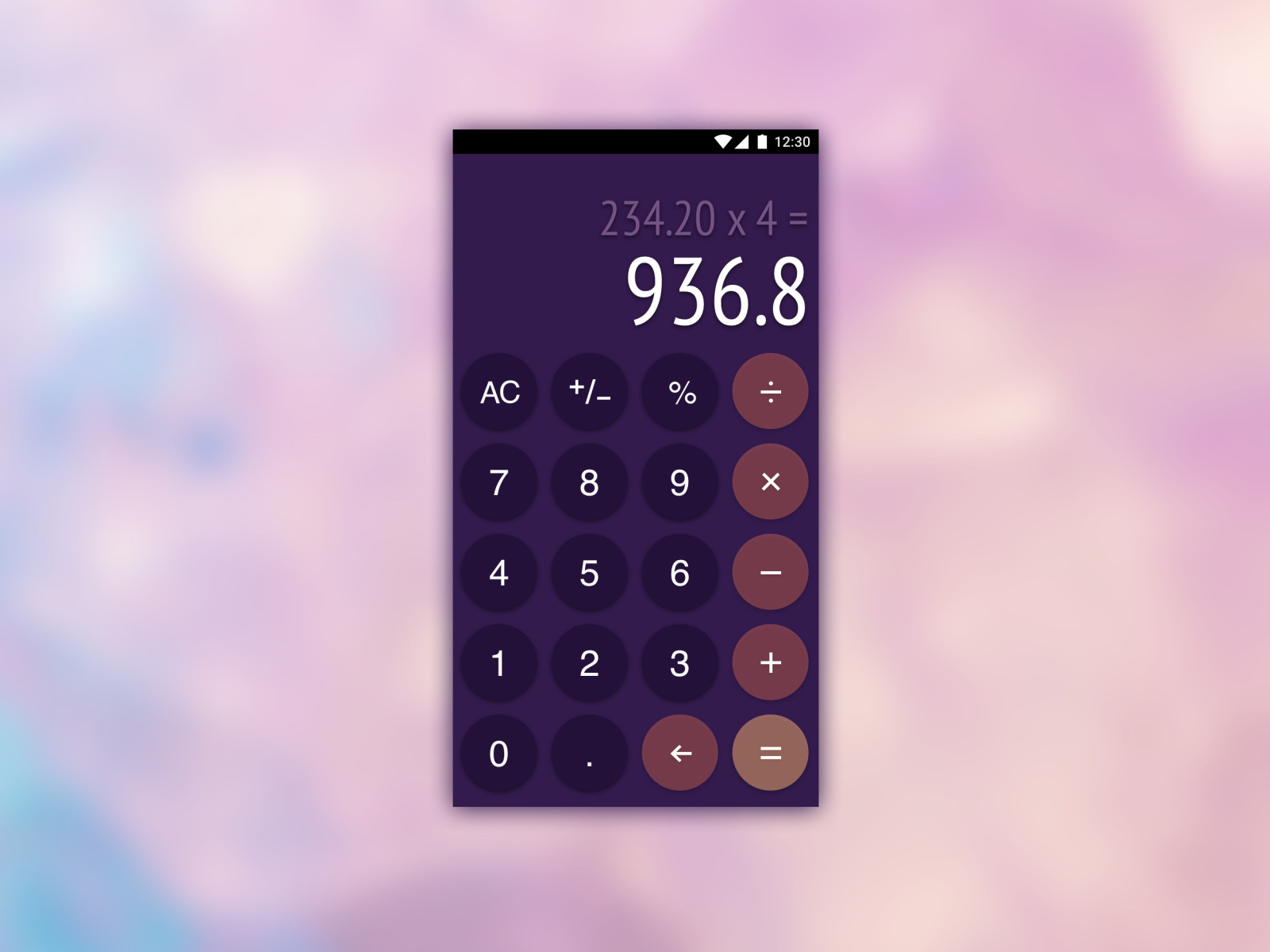 004 Calculator By Stephanie On Dribbble