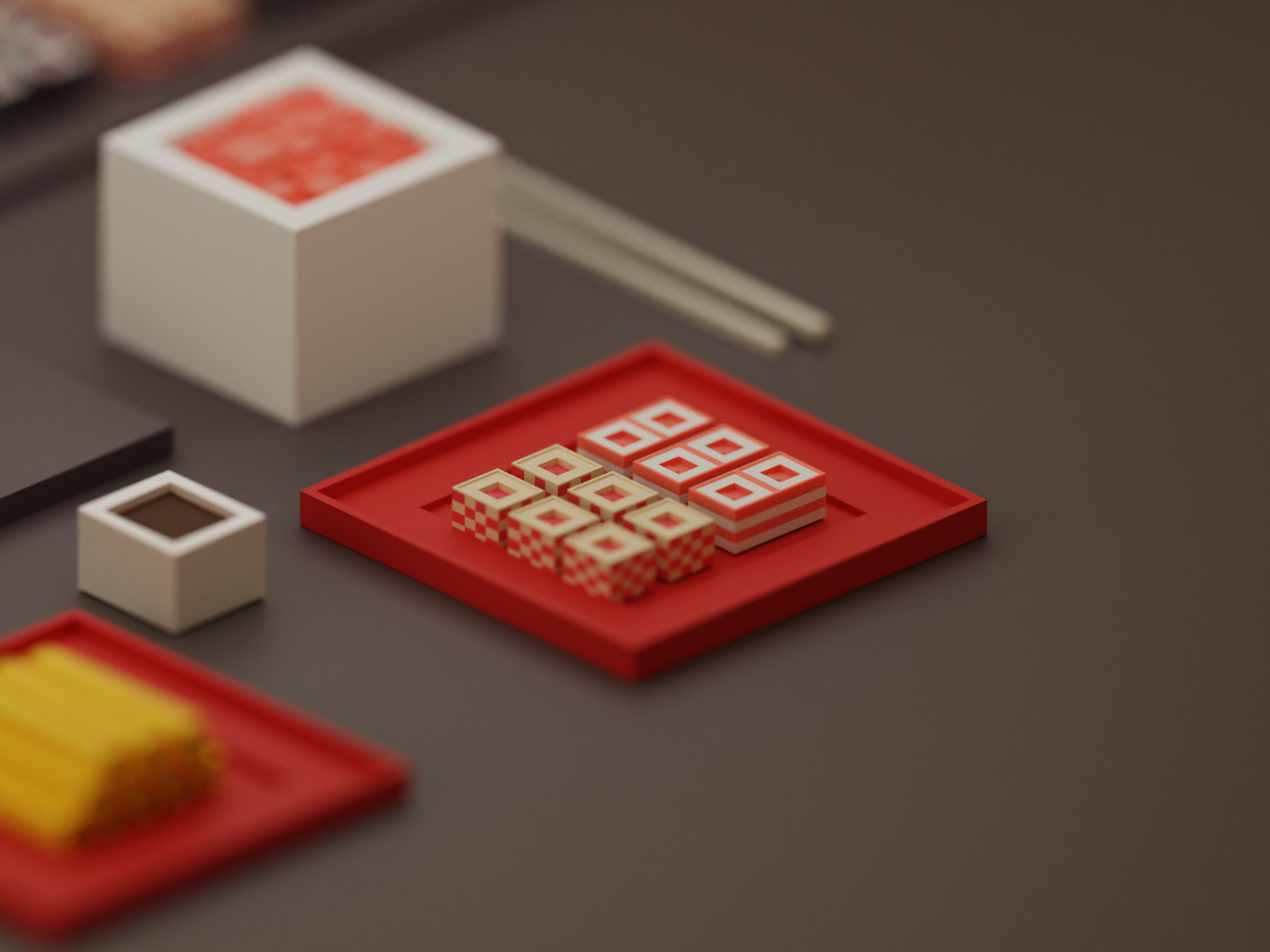 Pretty Sushi by Sarah on Dribbble