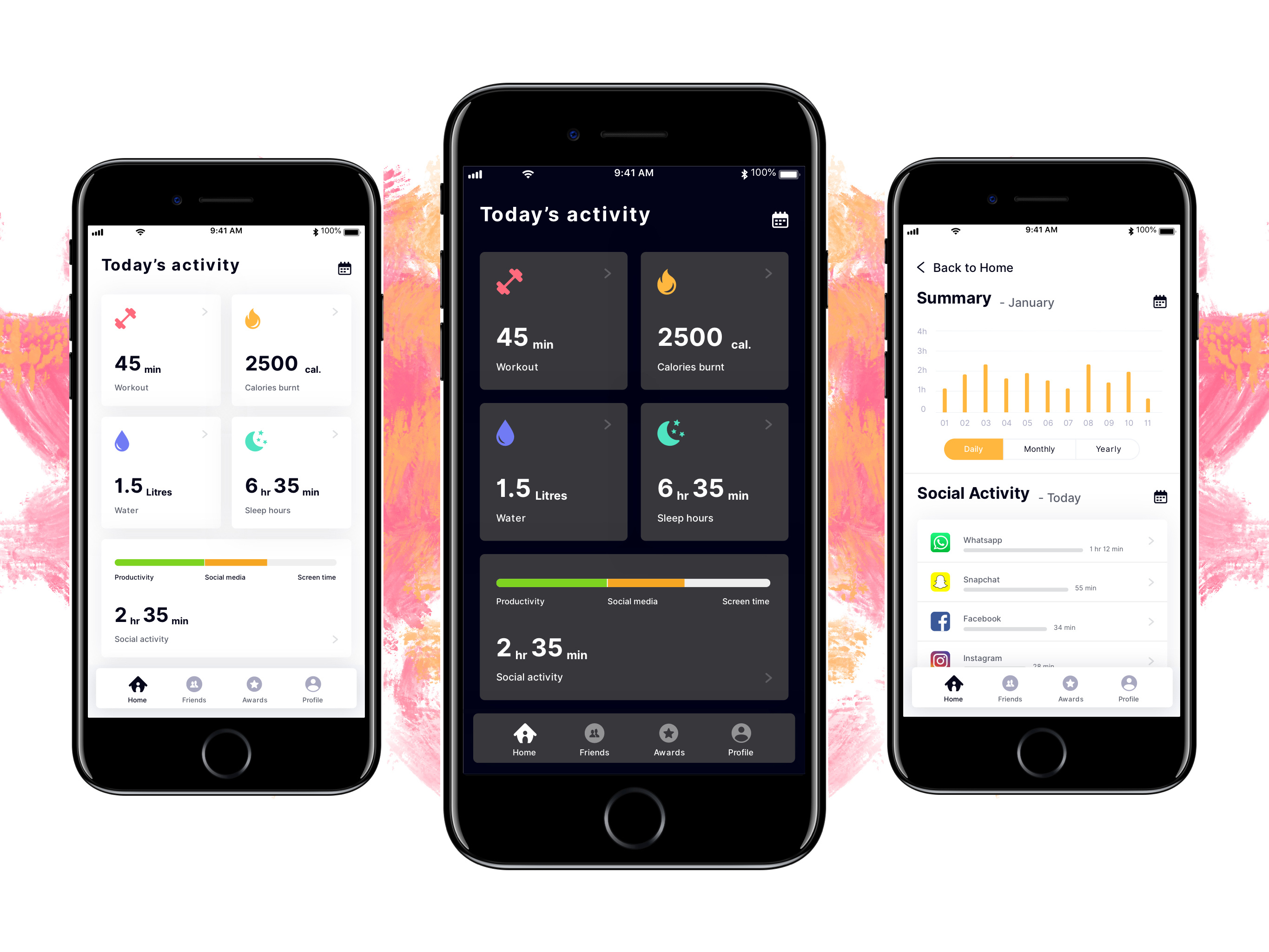 Dribbble - activity_tracking_app_concept.jpg by Gowtham Selvaraj