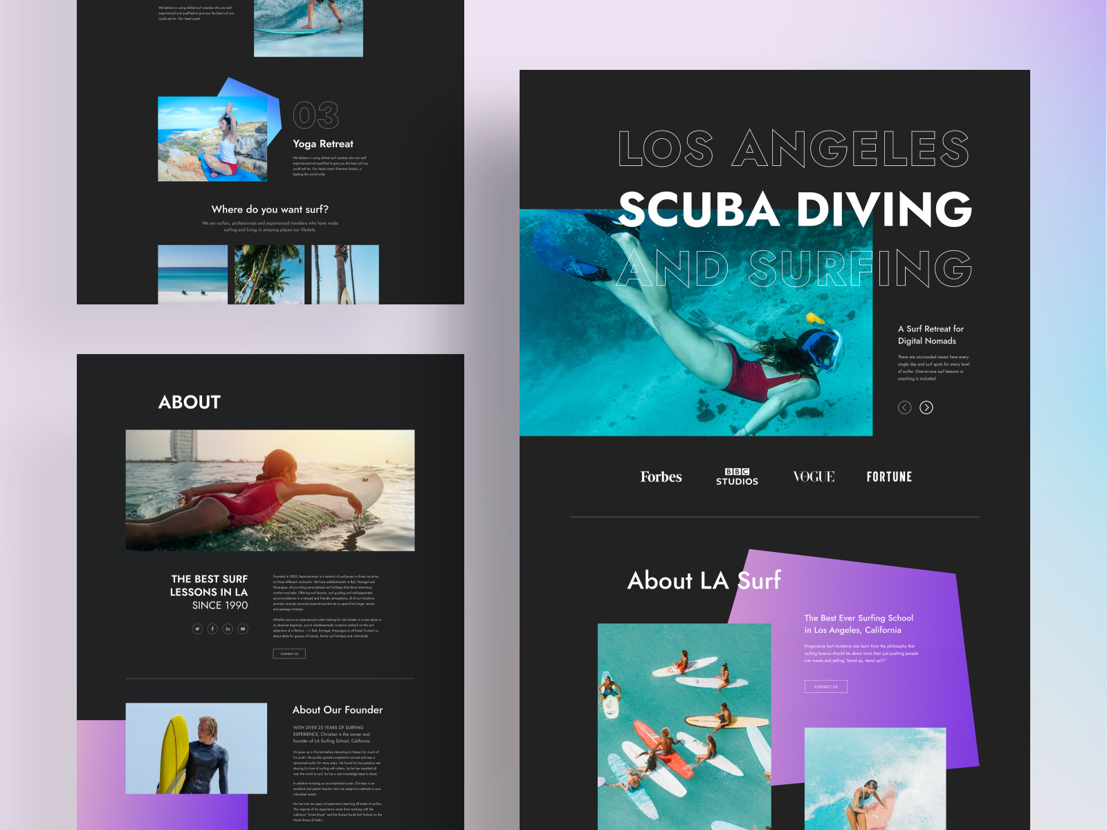 Scuba Diving Layouts for SP Page Builder Pro by Ahmed Manna for ...