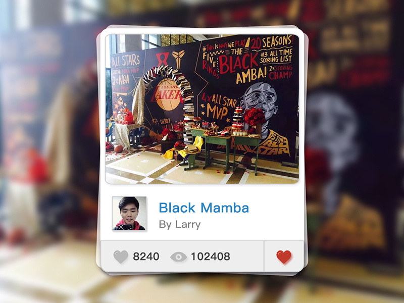 Black Mamba by Larry . Y on Dribbble