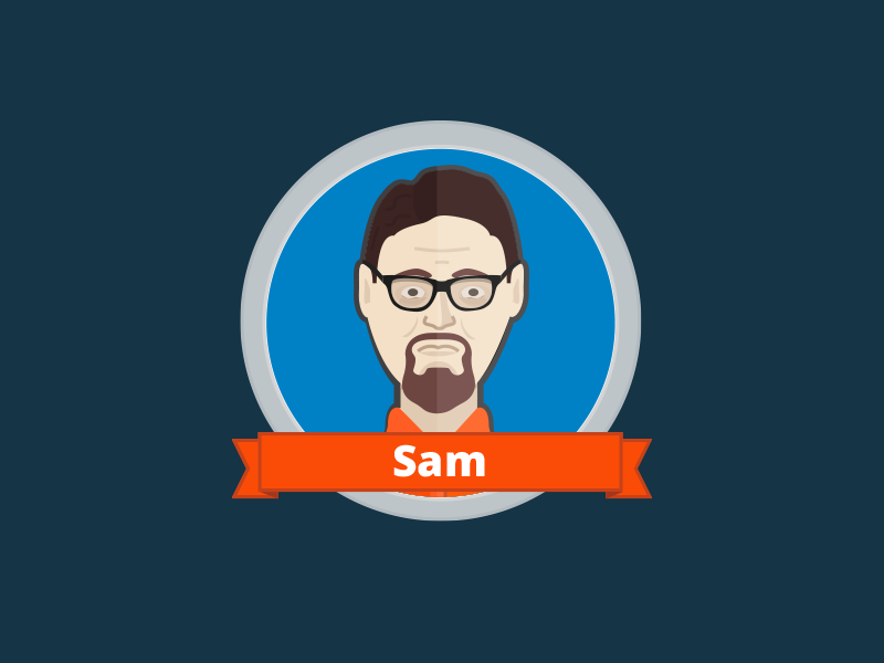 Sam is sad. by Bryce Hays on Dribbble