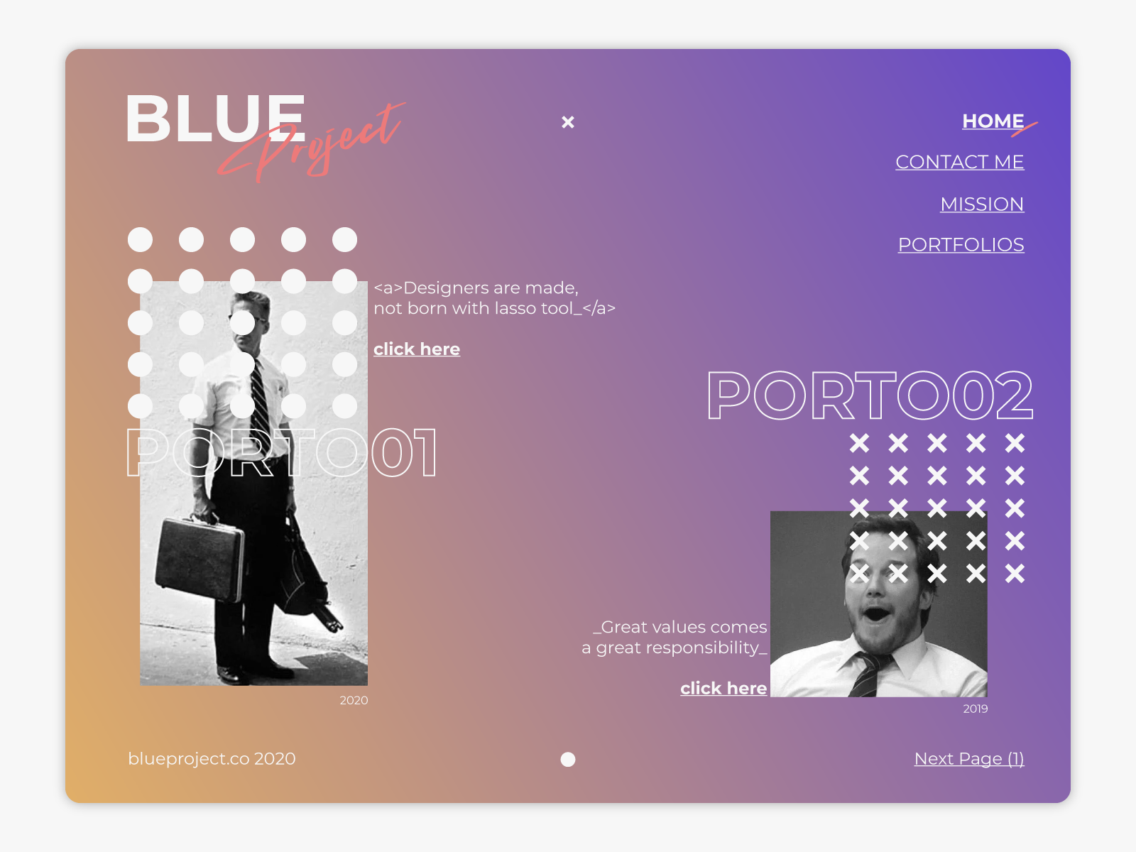 Portfolio Website Design by Antonio Kendrick on Dribbble