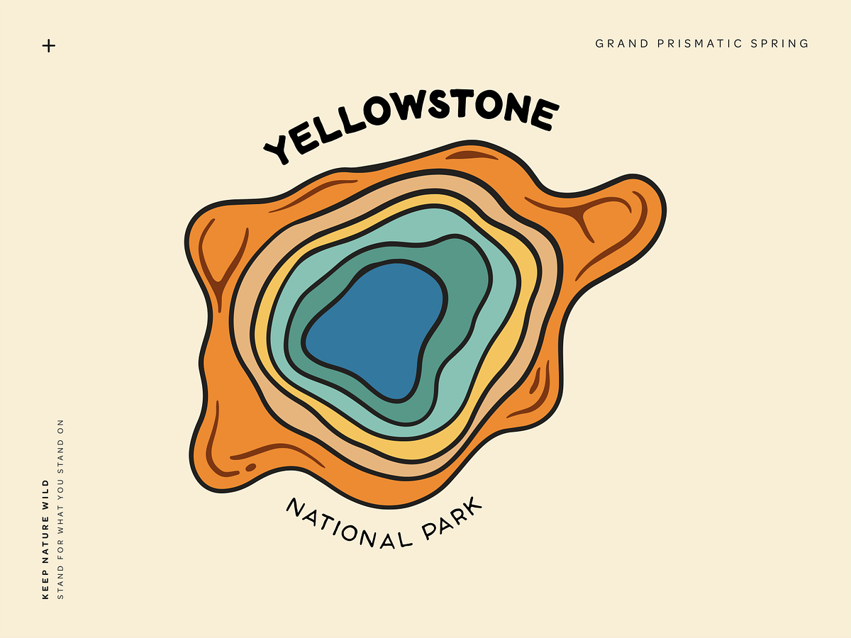 Grand Prismatic Spring By Jen Bancino On Dribbble