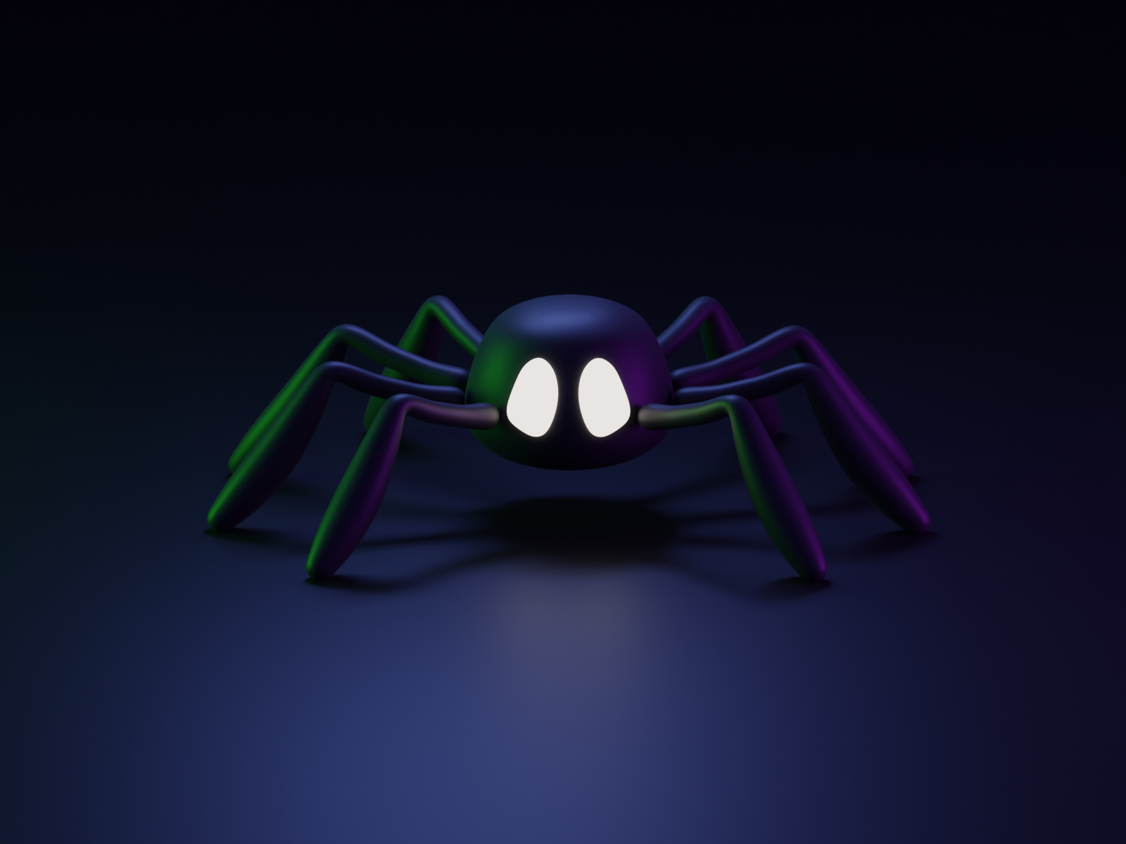 Spooky Cute Spider by Viraj Nemlekar on Dribbble