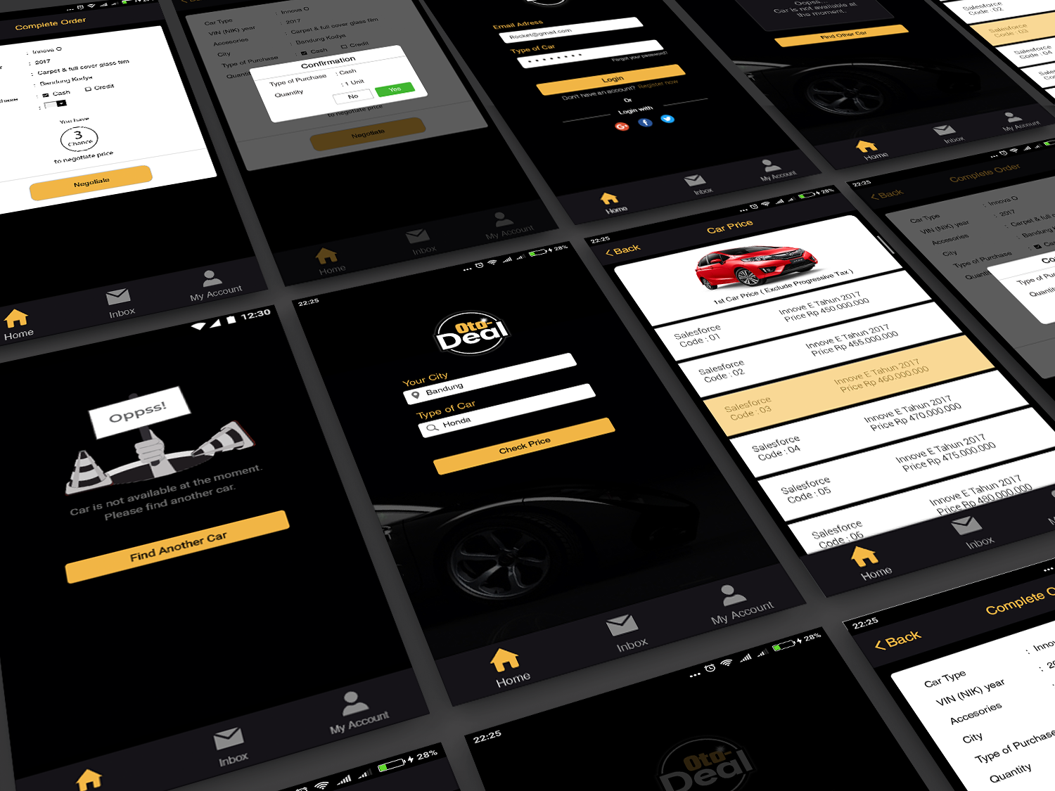 Oto Deal Mobile Apps by Rizky Arie Prima on Dribbble