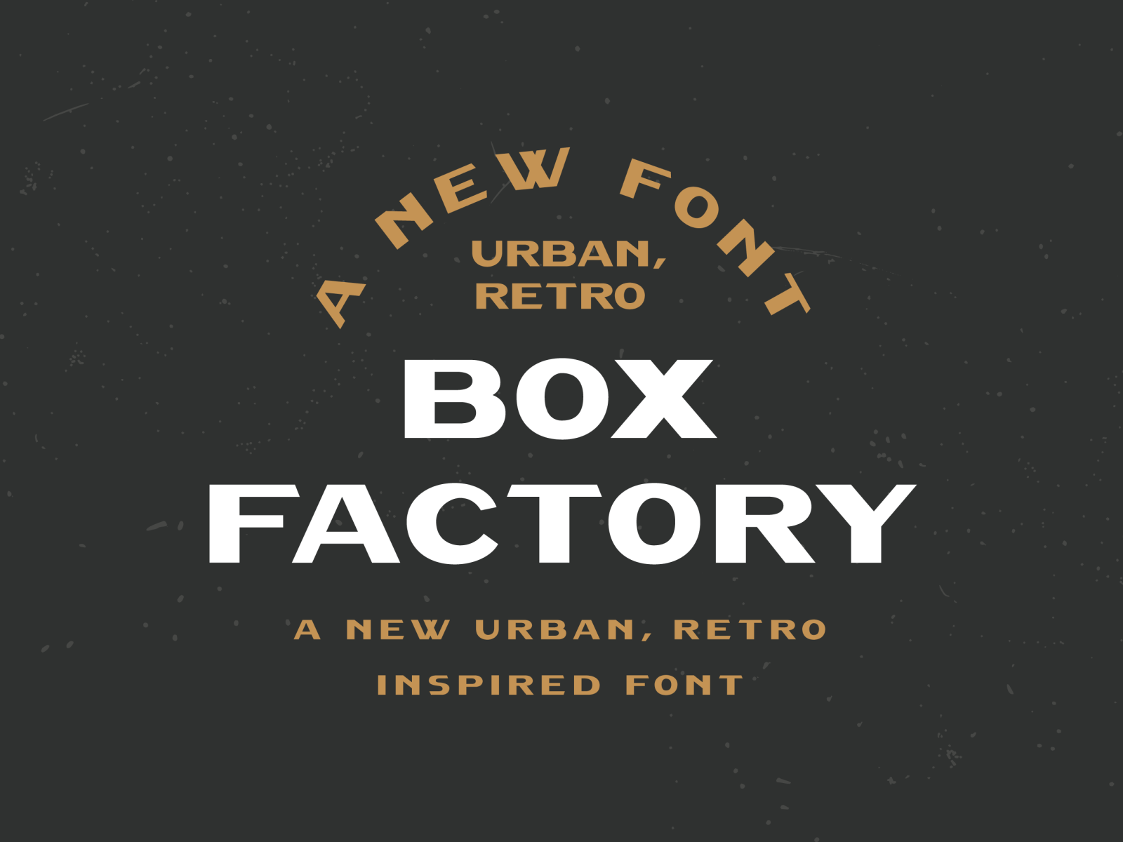 Box Factory - Typeface by Lyndon Gehman on Dribbble