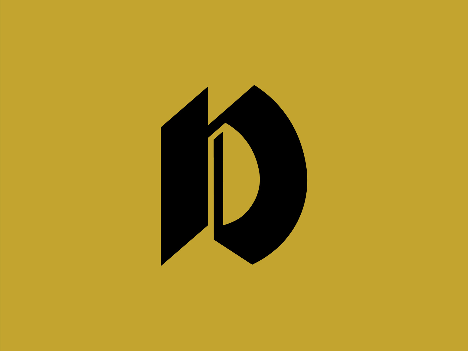 D - Custom Letter by Lyndon Gehman on Dribbble