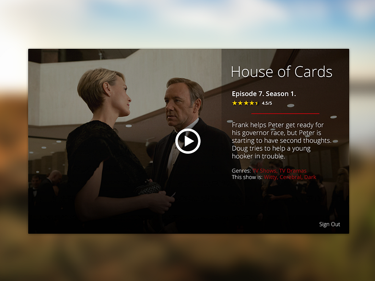 Netflix Card Concept by Joseph A Barrientos on Dribbble