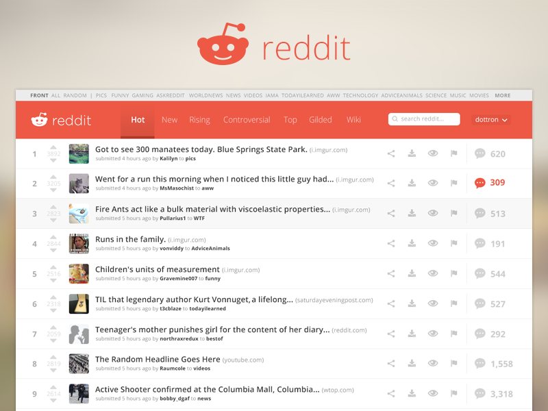 Browse thousands of Reddit Redesign images for design inspiration ...