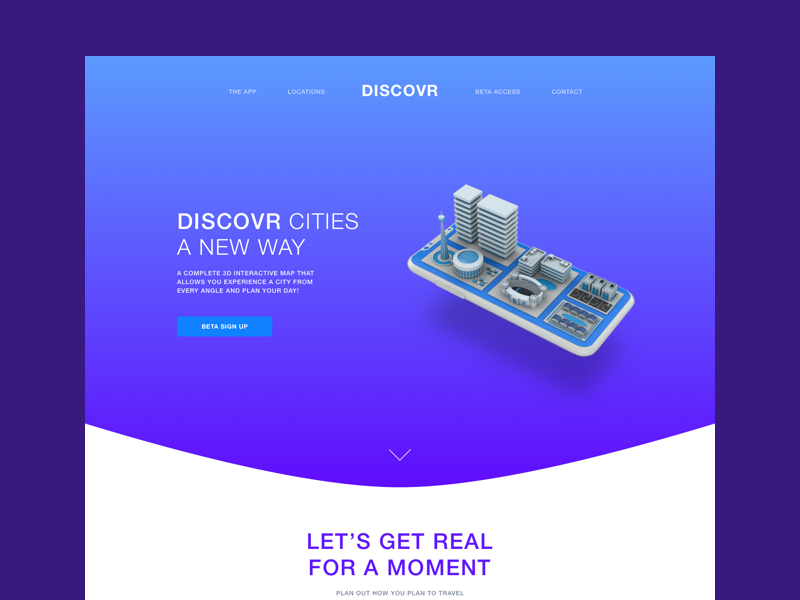 Landing page Example (WIP) by Joseph A Barrientos on Dribbble