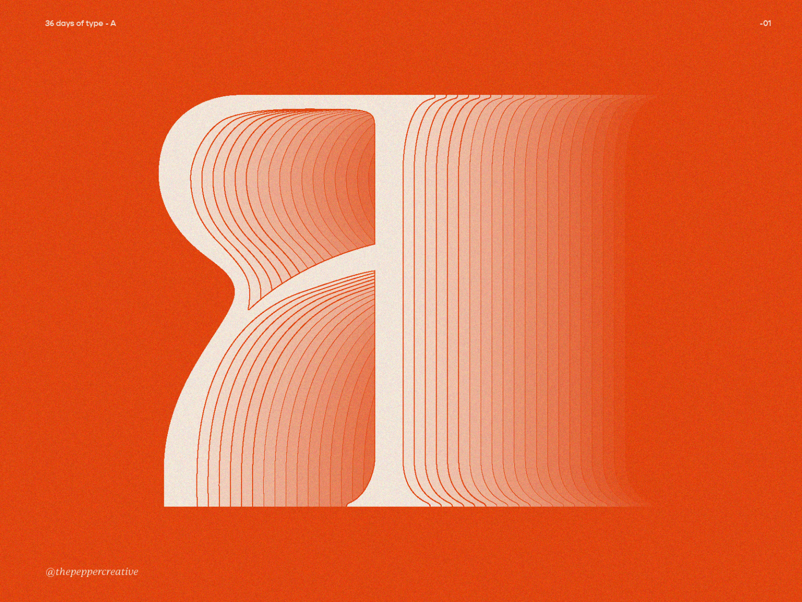 36 days of type - A by Studio Nika on Dribbble