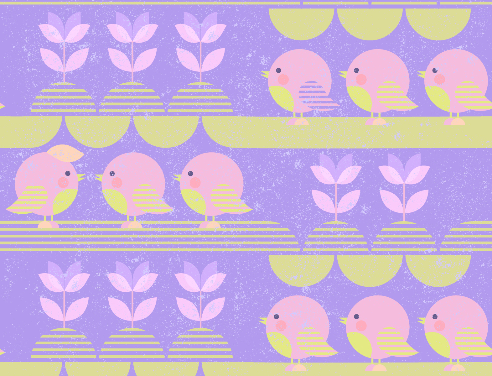 RETRO BIRDS by Irina Skaska on Dribbble