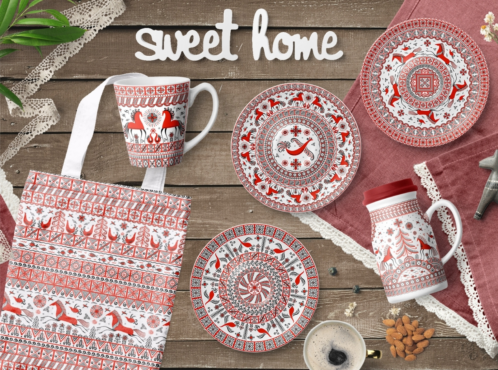 Mezen Painting. by Irina Skaska on Dribbble