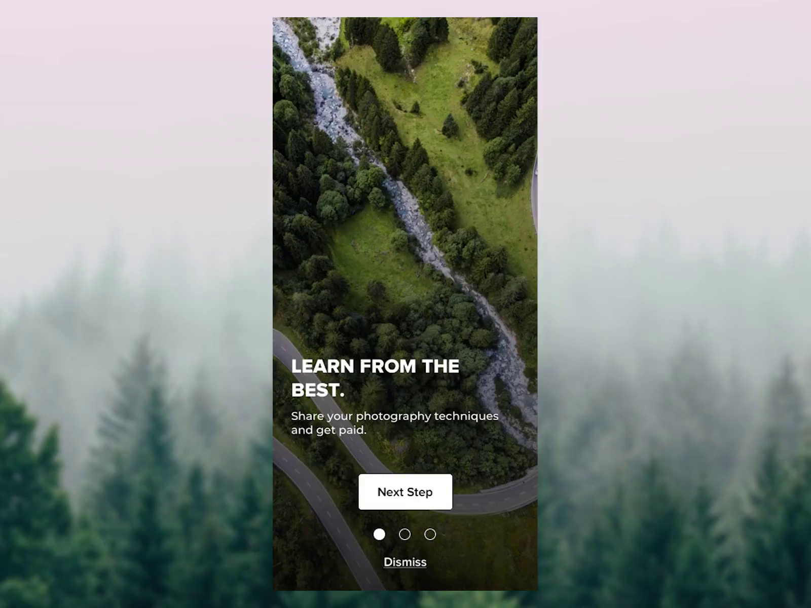Photography app - Onboarding by George Turp on Dribbble