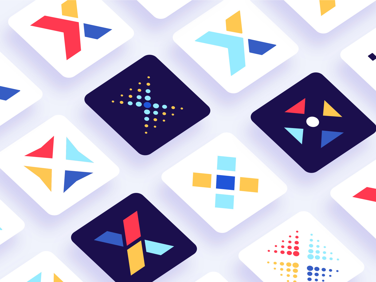 Letter X research by Camille Piot on Dribbble