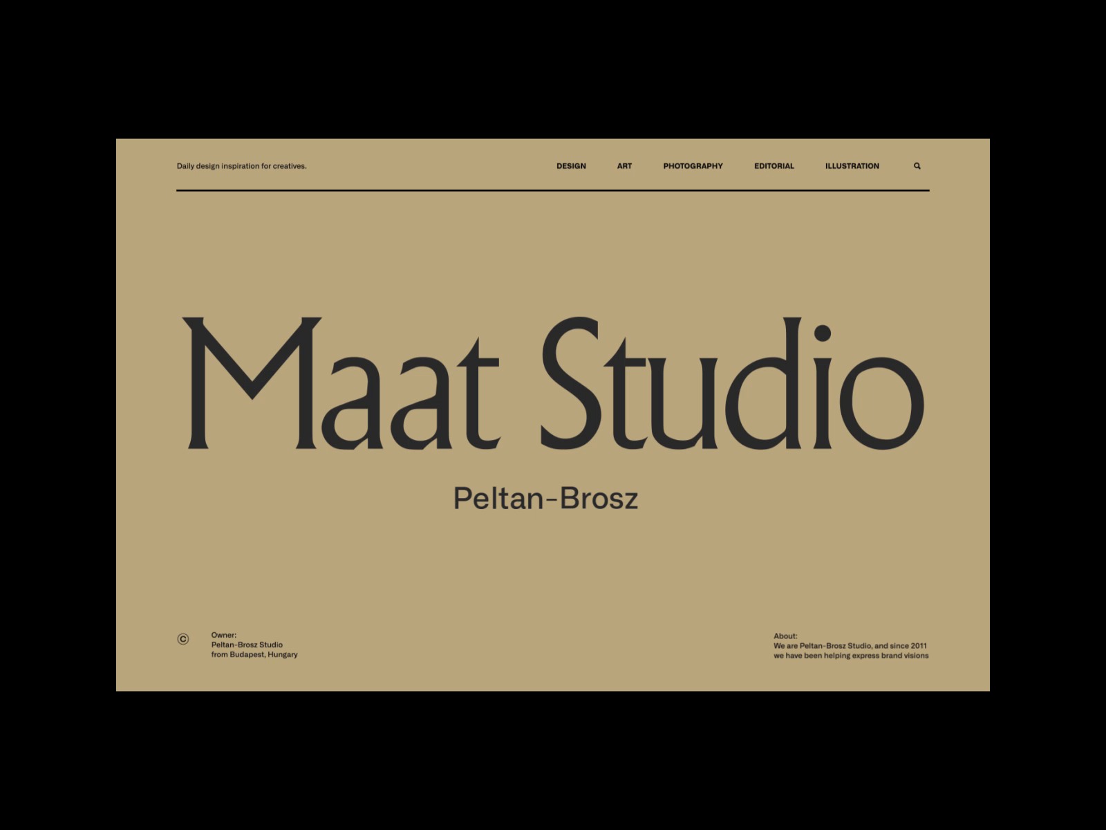 Branding Inspiration Platform by Hrvoje Grubisic on Dribbble