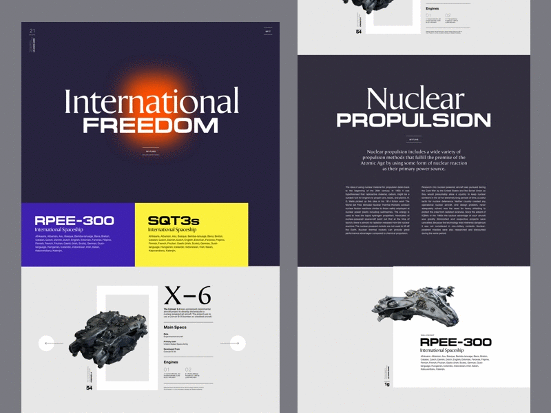 Typography Space Shuttle Freedom