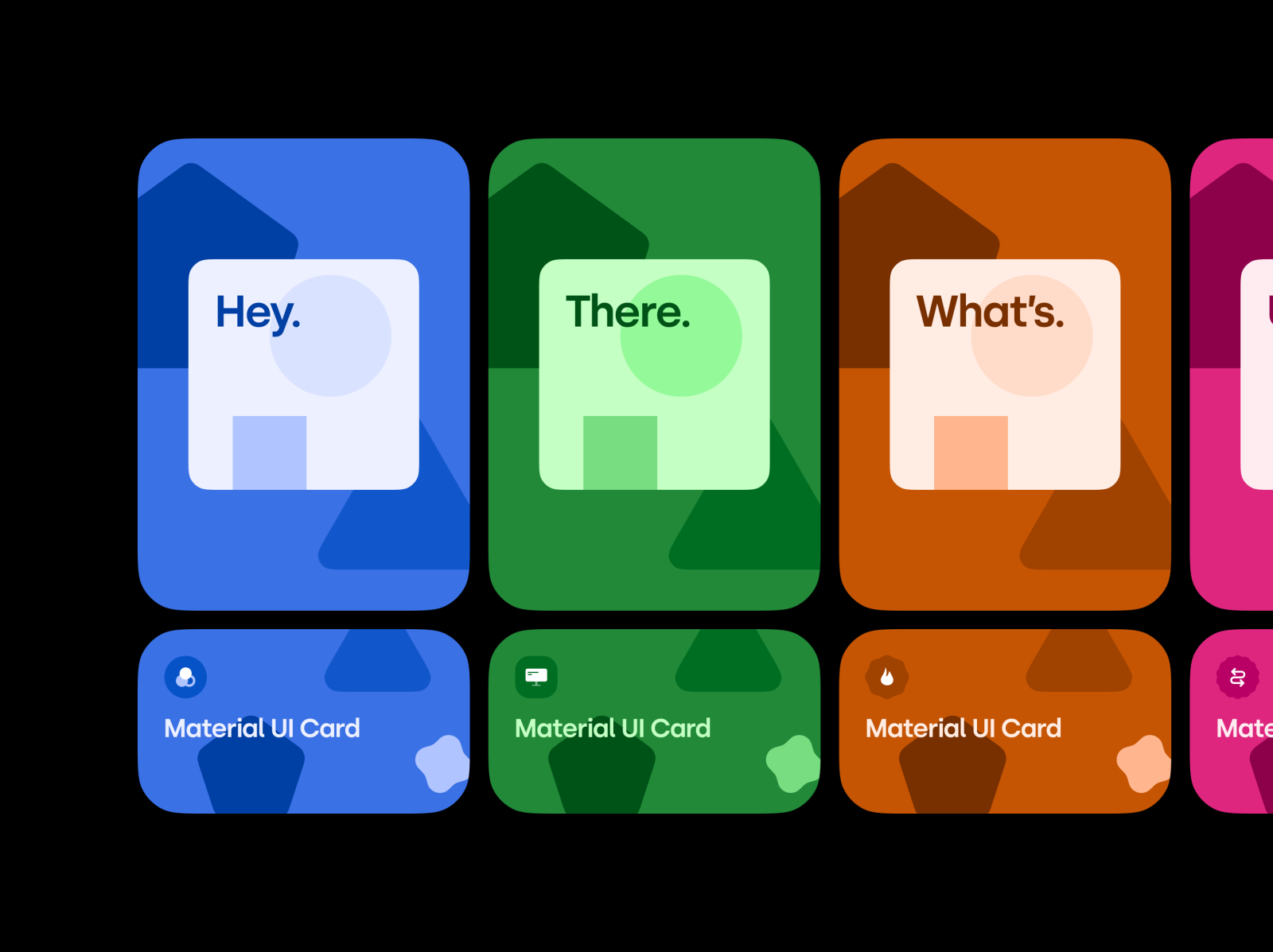 Material UI Cards Palettes By Rikin On Dribbble