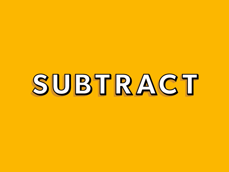 Subtract Logo by Sam on Dribbble