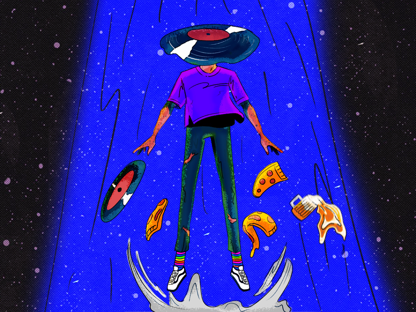 vinyl abduction by Thalysson Lopes on Dribbble