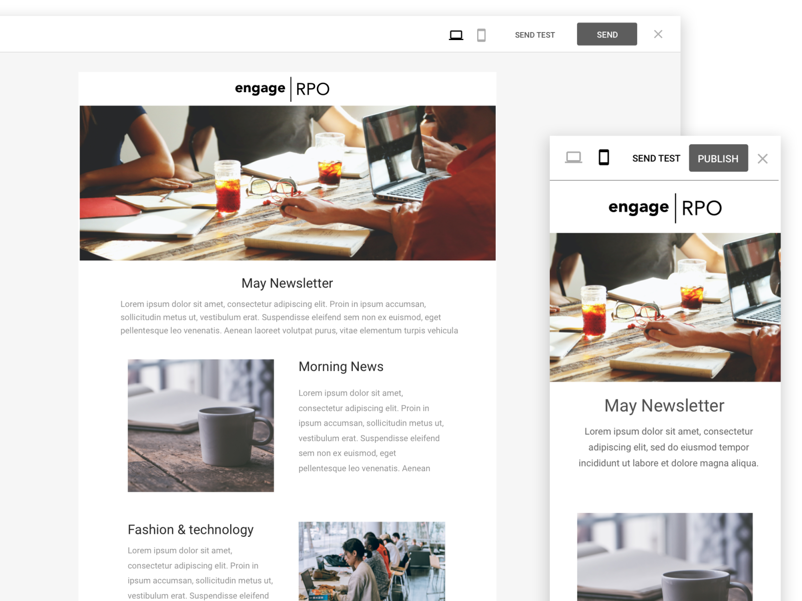 Create Email by Lisa Pettersson on Dribbble