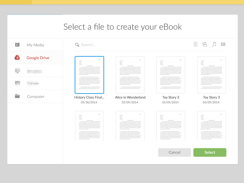 Custom File Picker by Cat Noone on Dribbble Custom File Picker by Cat Noone on Dribbble