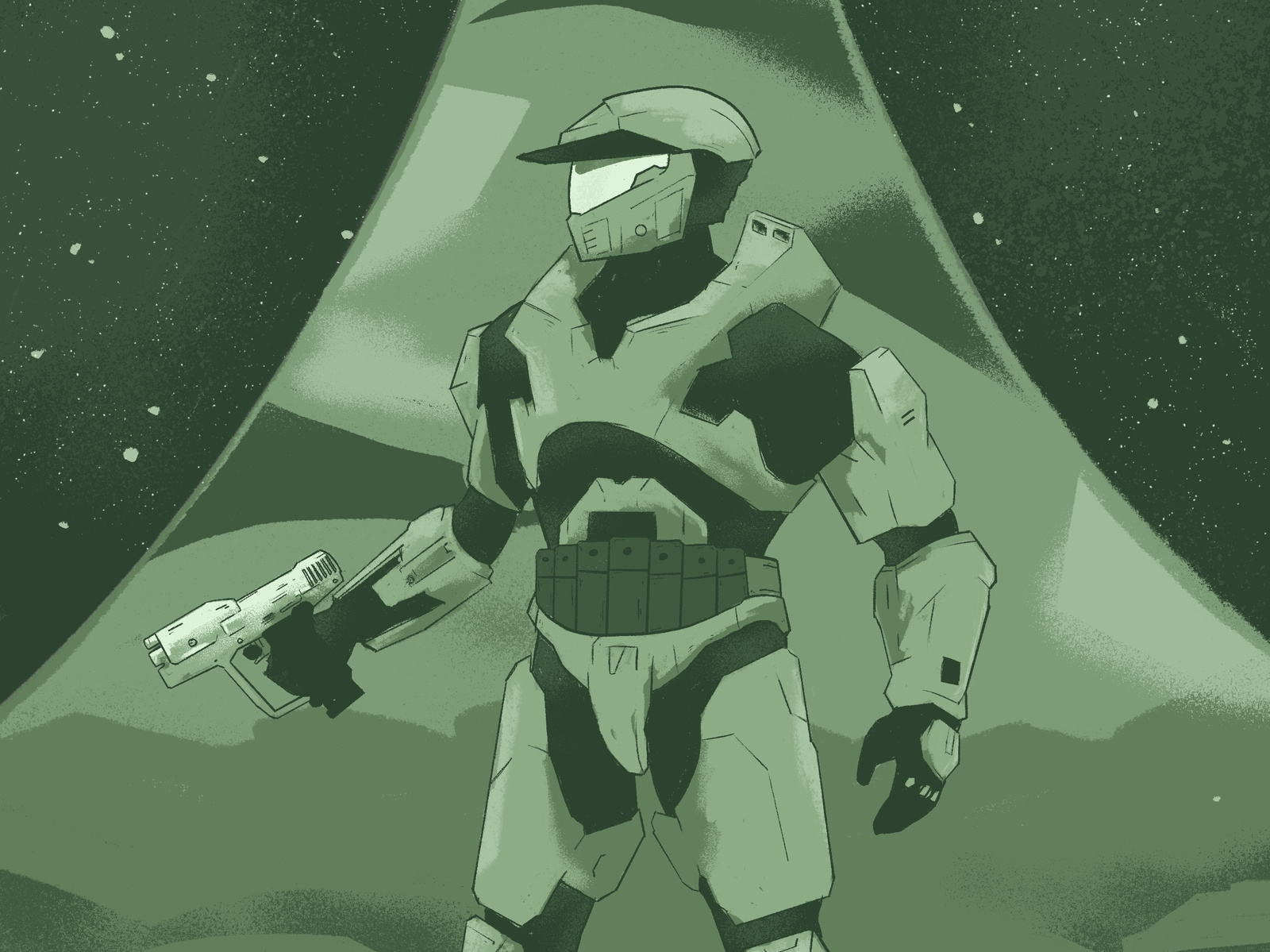 Master Chief by Ollie Hoff on Dribbble