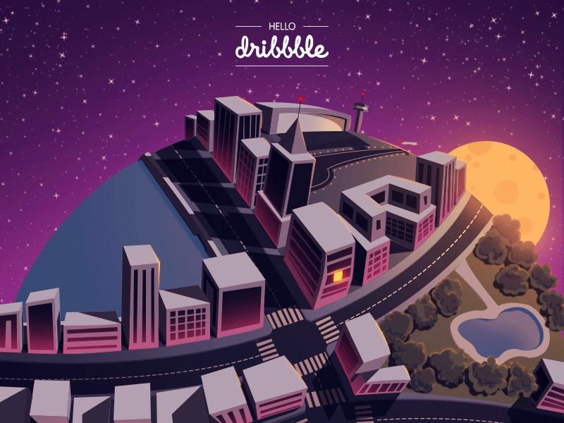Hello Dribble :) by Siddharth Kandoth on Dribbble