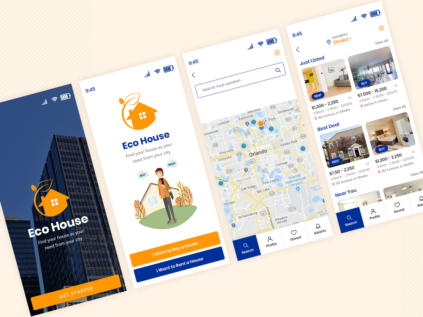 Real Estate App design Concept by md ali reza sany on Dribbble