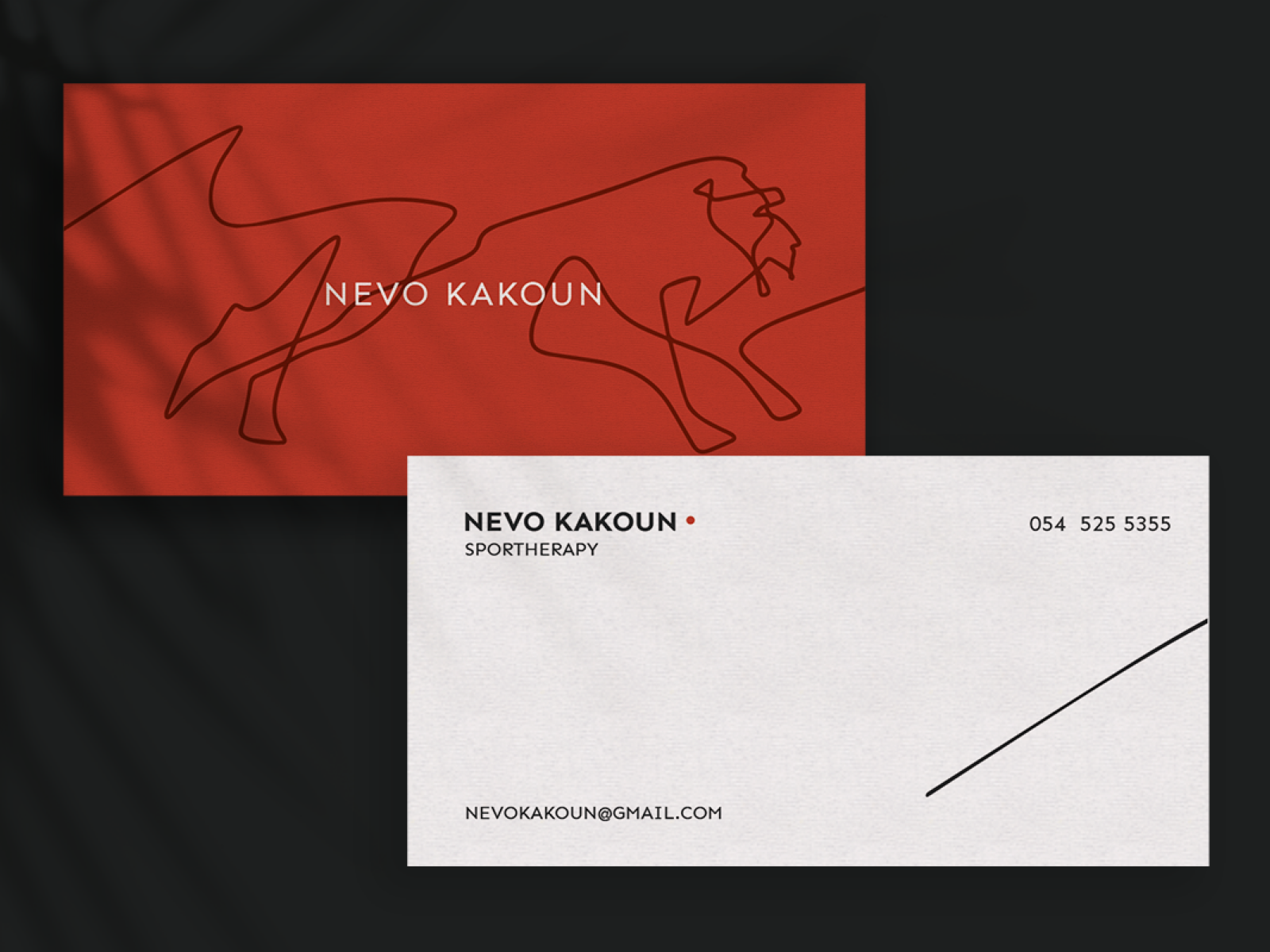 Sportherapist Logo & Business Card by Chen Klainer on Dribbble