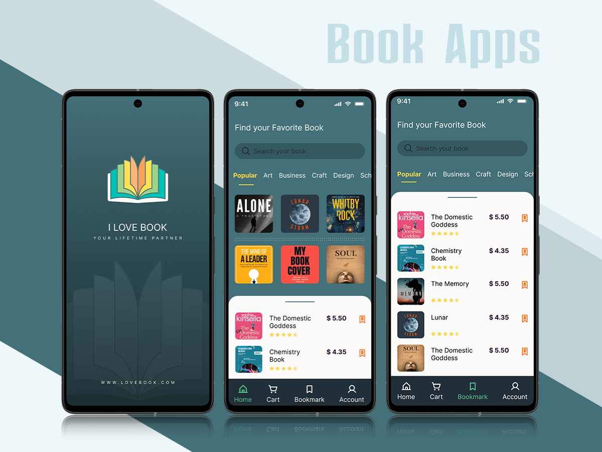 Online Book Apps by Md. Sameul on Dribbble