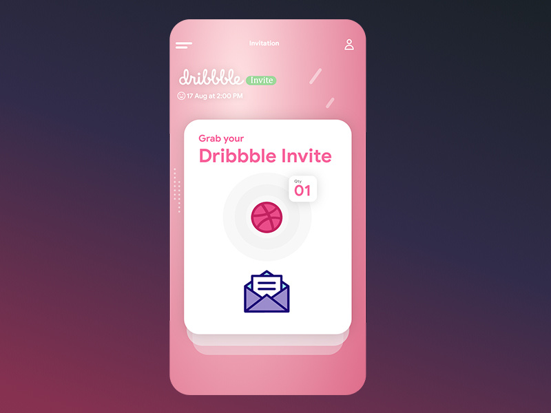 Dribbble Invitation by Salman on Dribbble